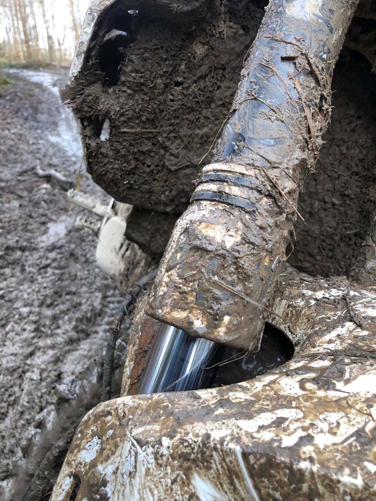 Muller Motorsport. Set of Desert X Fork Mud Guards